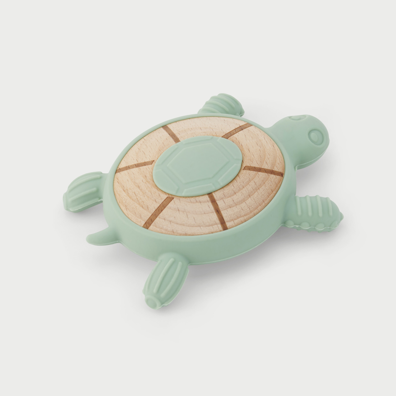 Silisoft Turtle Teether (Neutral) | Commotion