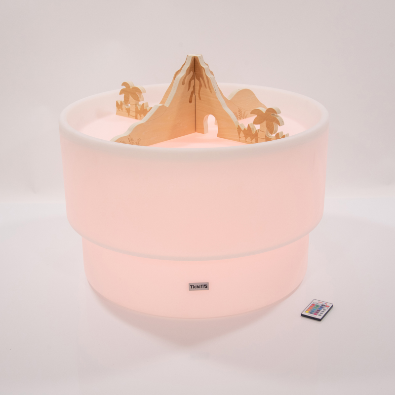 Sensory Mood Discovery Table + Jurassic Discovery Dividers | Commotion