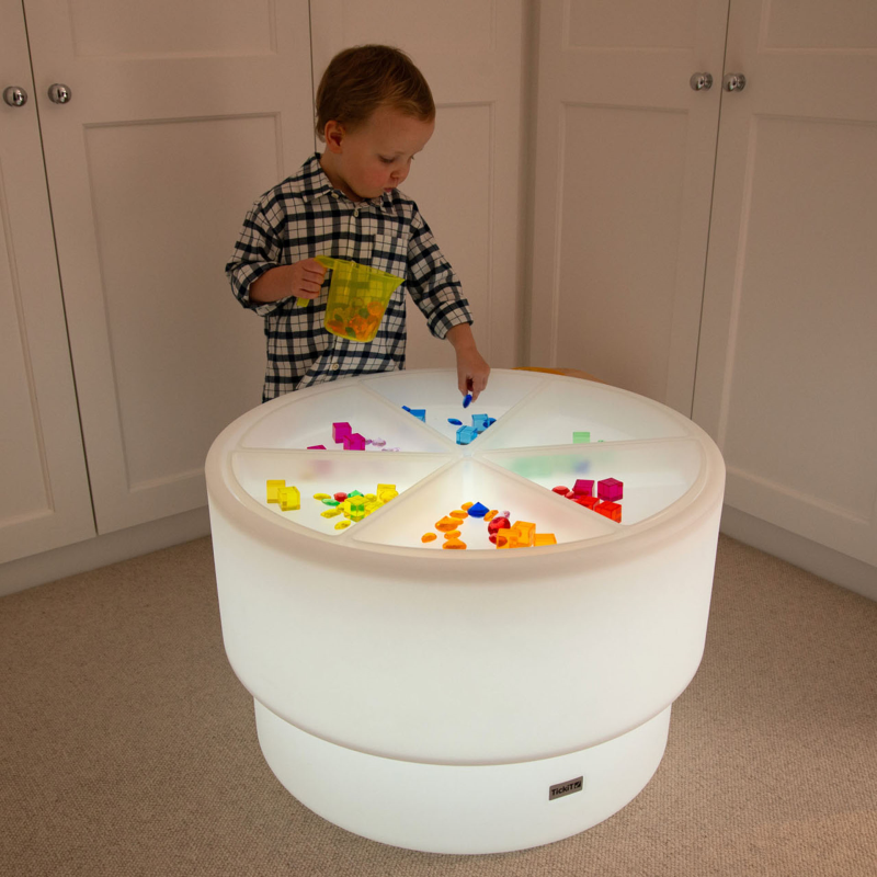 Sensory Mood Discovery Table + Discovery Trays | Commotion